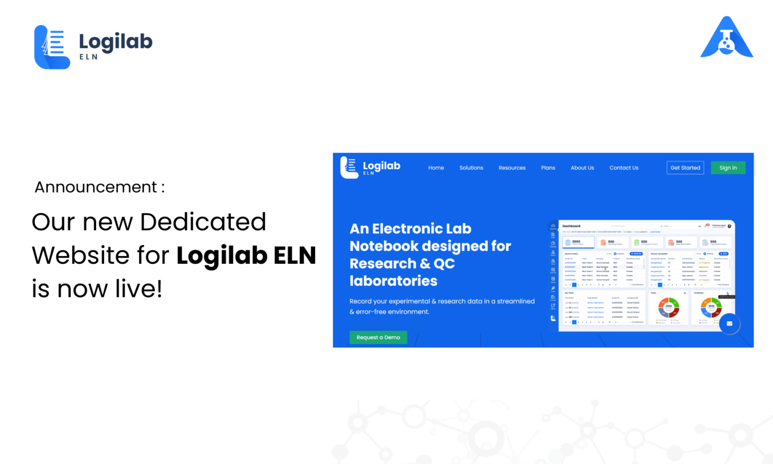 Announcement : Our new dedicated website for Logilab ELN is now live ! - Blogs Agaram ...